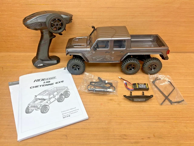 EX-DEMO ROC HOBBY Cheyenne 6x6 1/18th Scale RTR - ROC11812 £89.99 ...