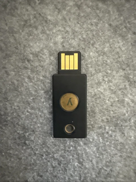 YUBICO YUBIKEY 4 Two-Factor Authentication Security Key Black £11.12 ...