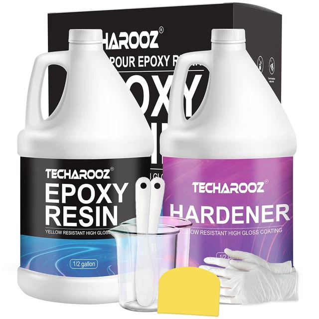 EPOXY RESIN CRYSTAL Clear 1 Gallon/4L Kit - Australia Casting Resin ...
