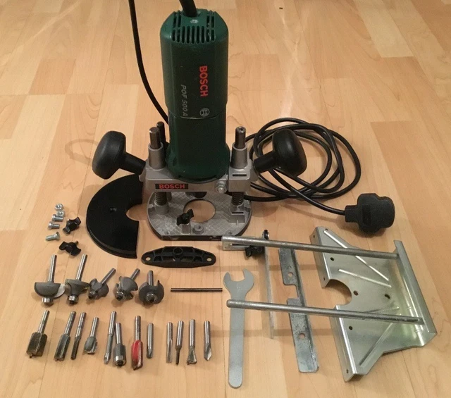 BOSCH POF 500A 1/4" Router + Bits + All Accessories - ****Nice**** £72. ...