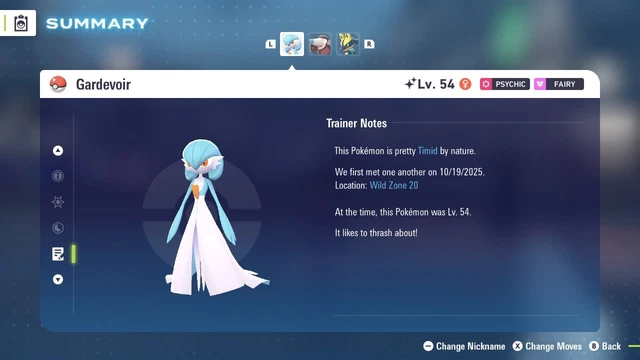 POKÉMON LEGENDS ZA Z-A - Shiny 6IV Gardevoir | Timid | #089 $4.18 ...