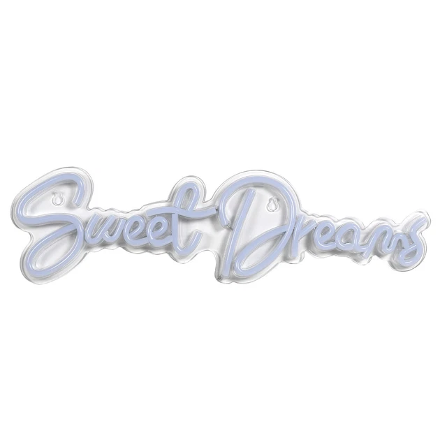 NEON LIGHT SIGN For Bedroom Sweet Dreams USB Powered Neon Light Sign ...
