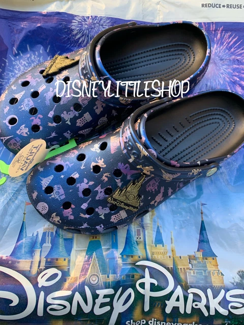 DISNEY PARKS 2023 50th Anniversary Grand Finale Castle Adult Clogs ...