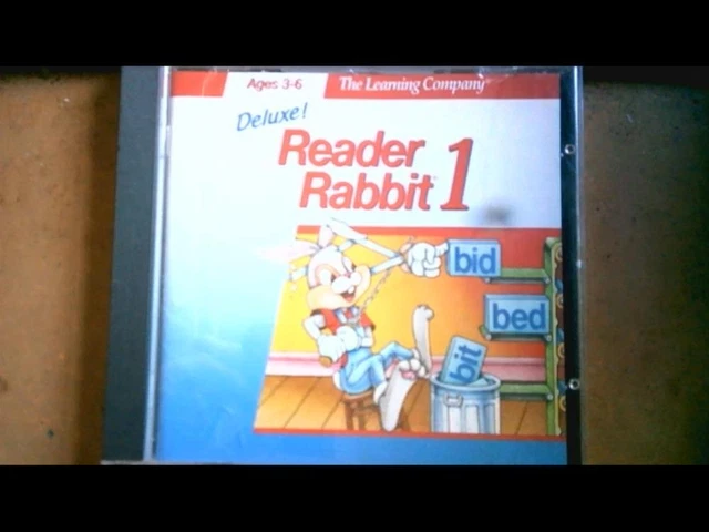 DELUXE! READER RABBIT 1 CD The learning company (1994) £19.90 - PicClick UK