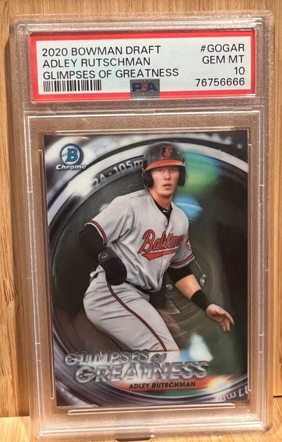 2020 BOWMAN CHROME Draft Adley Rutschman aperçus de grandeur #GOG-AR ...