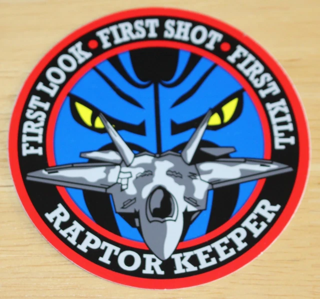 USAF US AIR Force Lockheed Martin F-22 Raptor Sticker £6.96 - PicClick UK