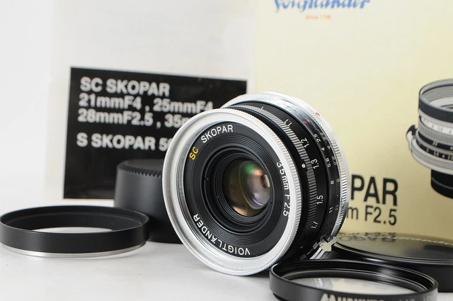 [ TOP MINT /Box ] VOIGTLANDER SC Skopar 35mm F/2.5 NIKON S Mount From JAPAN G097 £267.37 ...