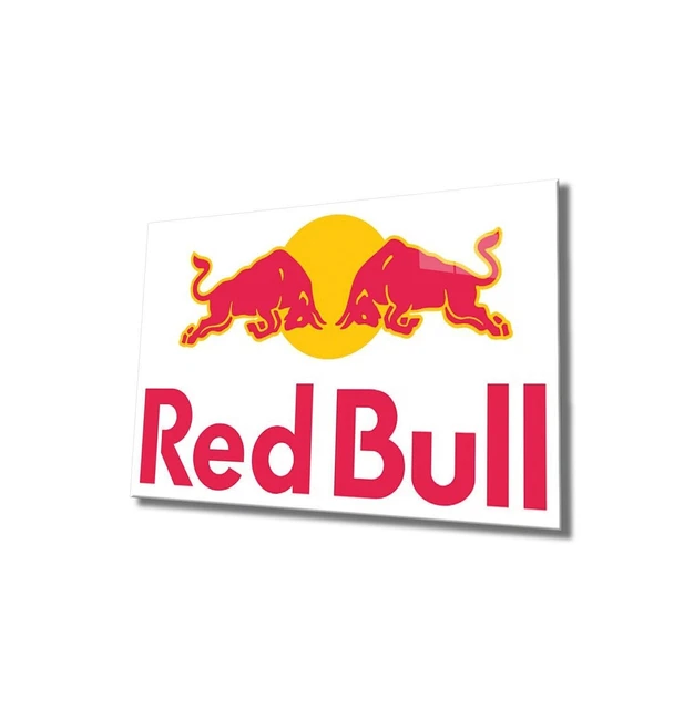 TABLEAU EN VERRE avec logo Red Bull Weiss, décoration murale pour ...