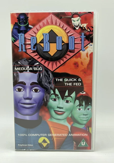 REBOOT: VHS CASSETTE - Video Tape - Medusa Bug / The Quick & The Fed ...