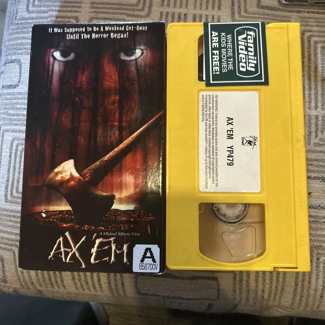 AX EM JAUNE VHS horreur culte classique rare location Michael Mfume ...