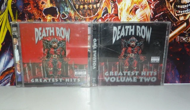 DEATH ROW GREATEST Hits Vol 1 & 2 CD bundle Dr Dre, Snoop Doggy Dogg ...