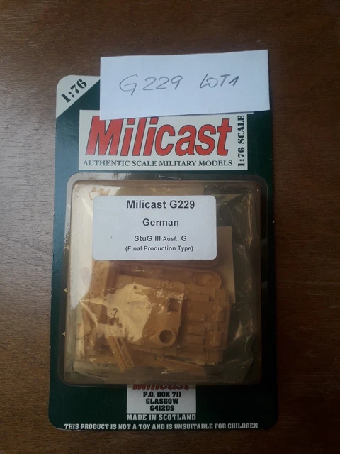 MILICAST BAUSATZ 1/76 # G229 Stug III G. Final Version EUR 22,00 ...