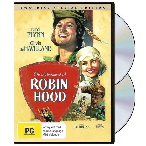 THE ADVENTURES OF Robin Hood (DVD, 1938) Region 4 (Errol Flynn) 2-Disc Special $21.95 - PicClick AU