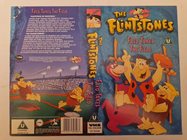 THE FLINTSTONES - Fred Takes The Field - Unused Video Sleeve/Cover # ...