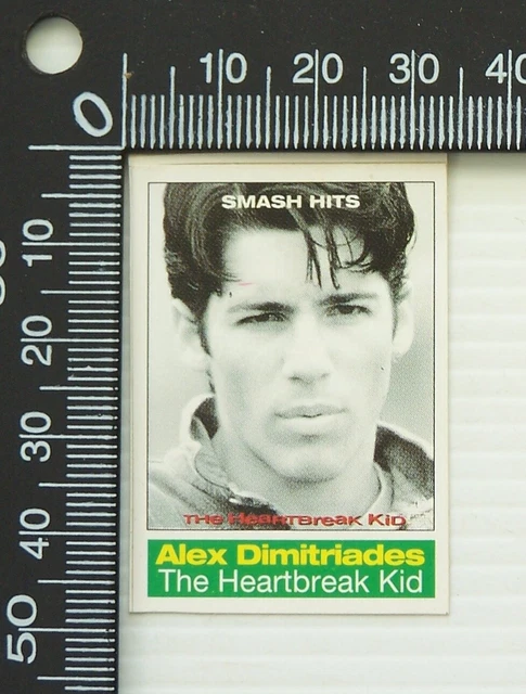 VINTAGE 1993 ALEX Dimitriades Heartbreak Kid Smash Hits Magazine Promo ...