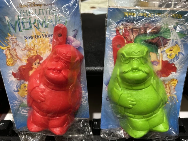 2 JELL-O CHILLERS Little Mermaid Jello no drip POPS vintage Canada NIP ...