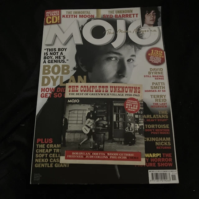 MOJO MAGAZINE November 2025 Bob Dylan Keith Moon Syd Barrett + CD £4.99 ...