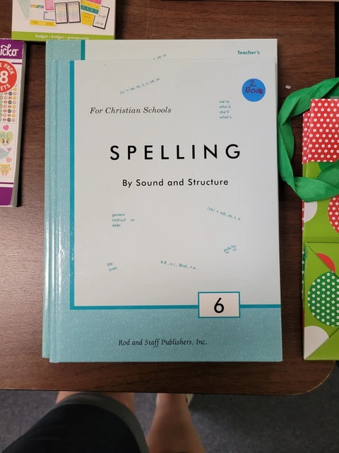SPELLING BY SOUND and Structure Grade 6 Student and Teacher's Manual ...