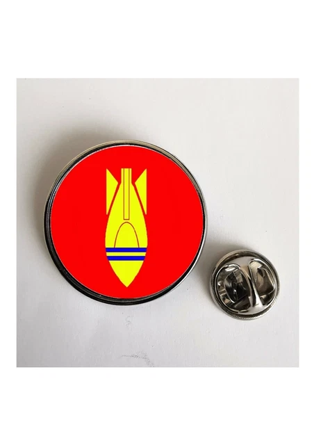 ROYAL ENGINEERS BOMB Disposal EOD plain Military Army lapel pin badge ...