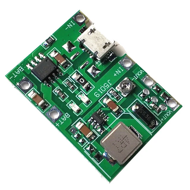 USB LITHIUM 3.7V Battery Charging Module 4.2V Boost Step Up 5V 9V 12V ...
