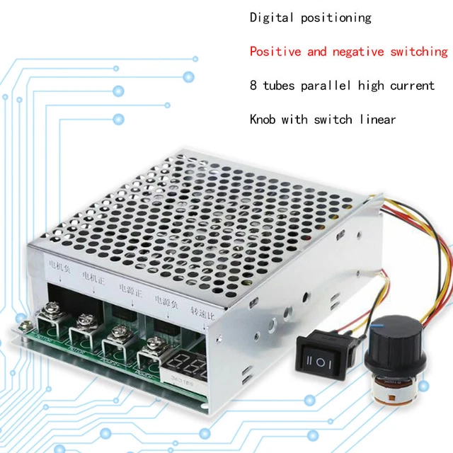 DC PWM MOTOR Speed Controller Reversible Control Forward/Reverse 10-55V 100A ## £21.89 - PicClick UK
