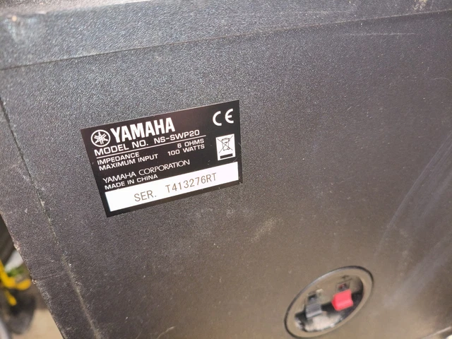 YAMAHA NS-SWP20 PASSIVE Subwoofer Max 100w 8 Ohms £31.89 - PicClick UK