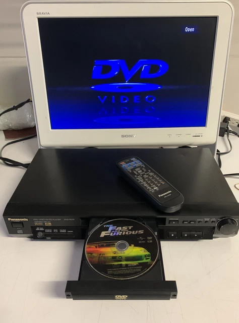 PANASONIC DVD/VIDEO CD/CD Player - Model DVD-RV31 - w/ Remote - Tested ...