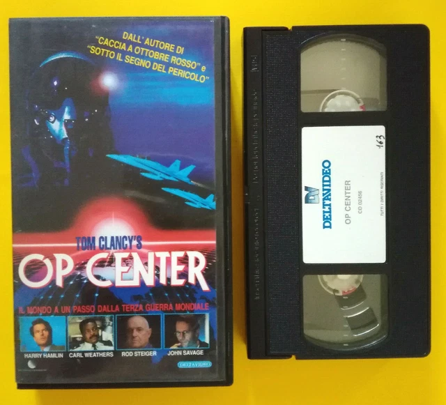 VHS TOM CLANCY'S Op Center Film Ita Azione John Savage Videocassetta ...