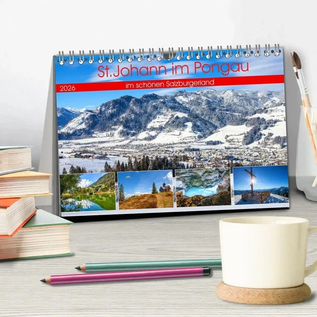 CHRISTA KRAMER | St.Johann im Pongau (Tischkalender 2026 DIN A5 quer ...