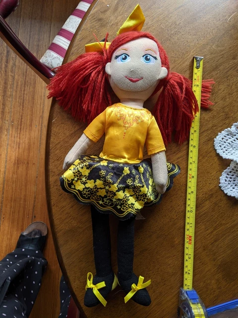 EMMA YELLOW BALLERINA The Wiggles SOFT Plush TOY Ballet DOLL Jasnor ...