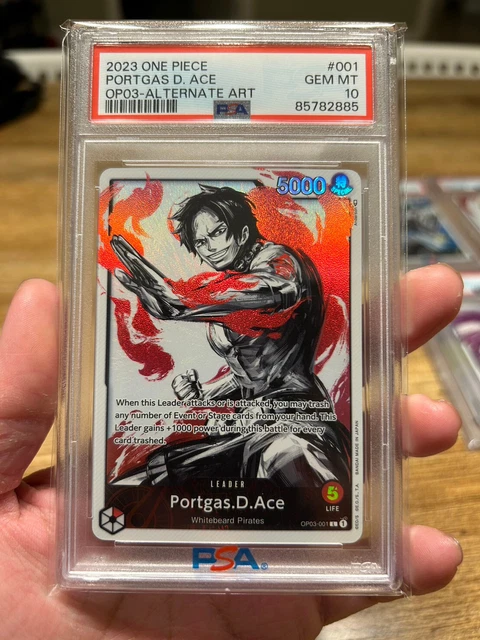 ONE PIECE TCG OP03 set of all Alt Art Leader Ace Nami Katakuri ...