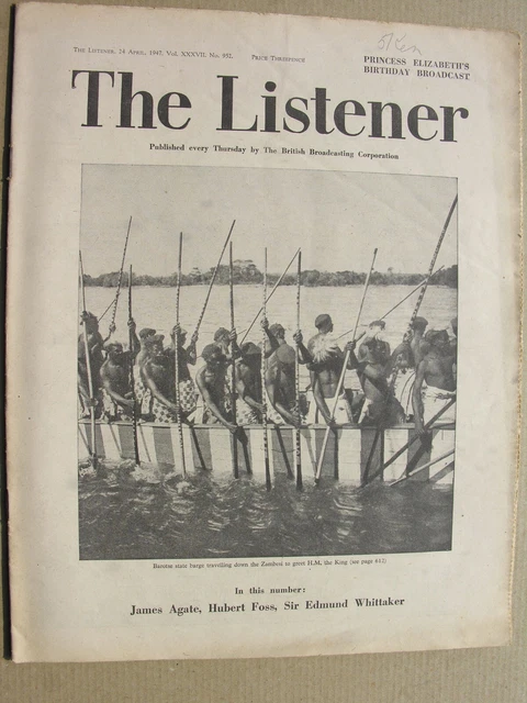 THE LISTENER APRIL 24 1947 Princess Elizabeth at 21 Frances Bellerby M ...