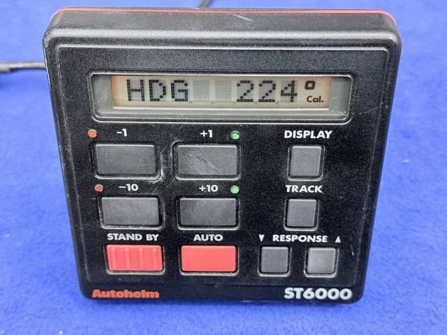 RAYMARINE RAYTHEON AUTOHELM ST6000 Auto Pilot Control Head - Tested ...