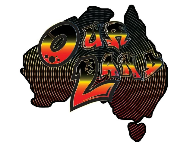 ABORIGINAL FLAG AUSTRALIAN Map Our Land Sticker 155 x 140mm BONUS ...