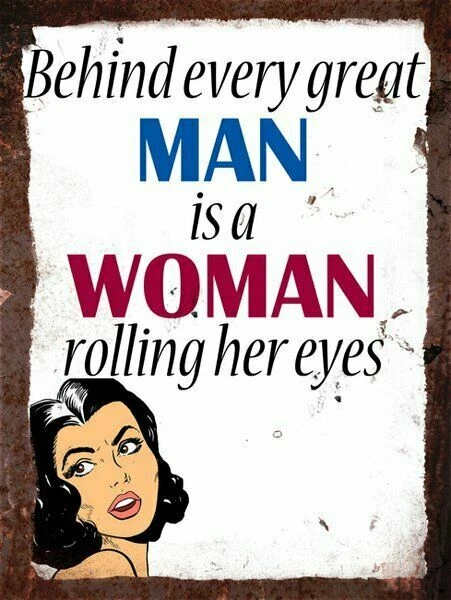 BEHIND EVERY GREAT man - Vintage Metal Wall Sign £8.39 - PicClick UK