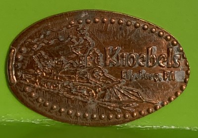 KNOEBEL’S AMUSEMENT PARK Train Pressed Elongated Penny £1.98 - PicClick UK
