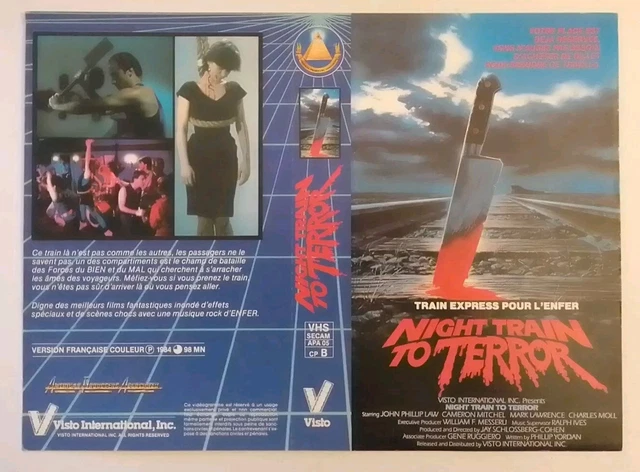 JAQUETTE VHS (SEUL) APA Night Train To Terror EUR 4,00 - PicClick FR