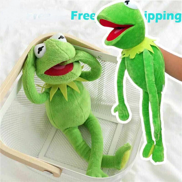 60CM THE MUPPET Show Kermit Frog Puppets Plush Hand Puppet Toy Stuffed ...