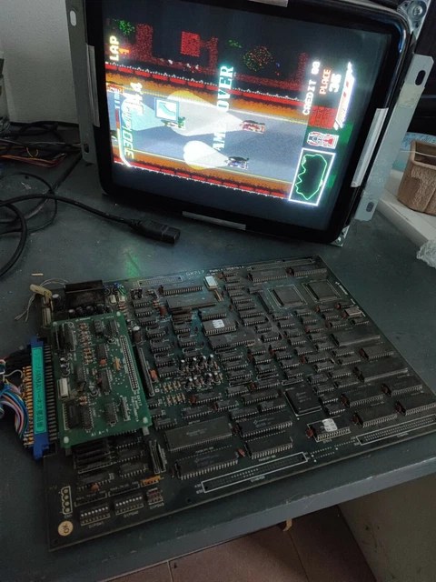 CHEQUERED FLAG (KONAMI gx) JAMMA ARCADE PCB ORIGINAL Cod. SC1-11-3 EUR ...