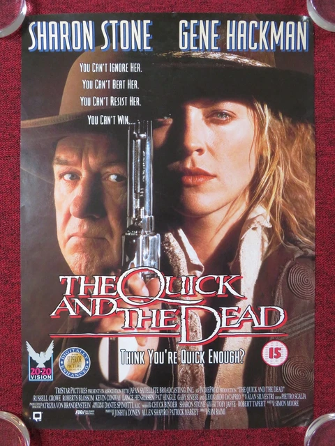 THE QUICK AND The Dead Vhs Poster Sharon Stone Gene Hackman 1995 £11.95 ...