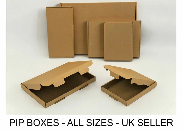 PIP ROYAL MAIL Large Letter Cardboard Boxes All Size C4 C5 C6 DL ...
