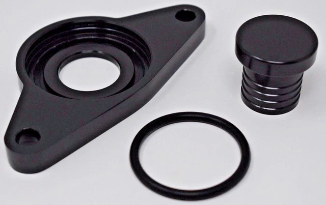 SSQV BOV ADAPTER Flange Block Plug 02-13 For Subaru WRX STi EJ20 EJ22 ...