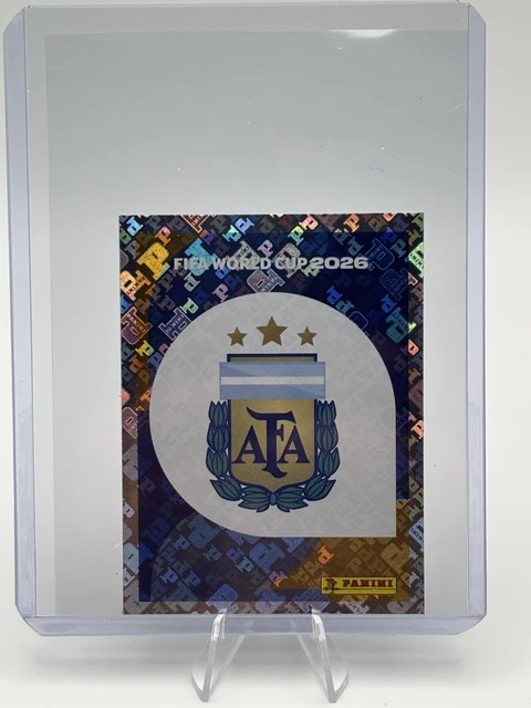 2026 PANINI FIFA World Cup Soccer Sticker #ARG 1 AFA Logo Hologram🔥🔥 £2 ...