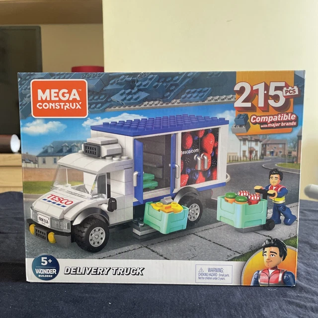 MEGA CONSTRUX DELIVERY Truck (Tesco) 215 Pieces Compatible With Major ...