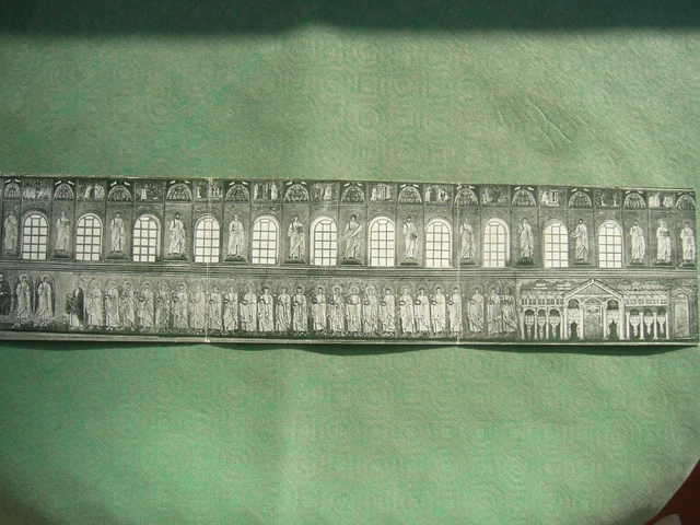 CARTOLINA ORIGINALE A Tre Facciate Ravenna Chiesa S. Apollinare Nuovo ...