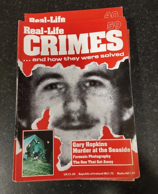 REAL LIFE CRIMES and how they are Solved Magazine Issues 40-59 £25.00 ...