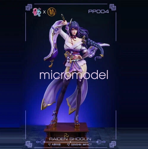 DRAGON STUDIO GENSHIN Impact Raiden Shogun Resin Model Cast off Pre ...