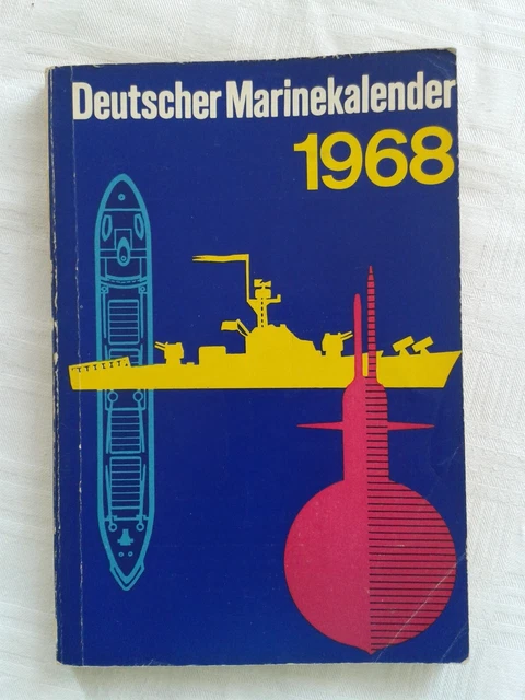 DEUTSCHER MARINE KALENDER 1968 Militärtechnik, NVA/Marine, Schiffe ...
