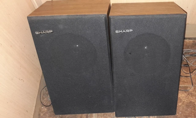 VINTAGE SHARP SPEAKERS 20w £20.00 - PicClick UK