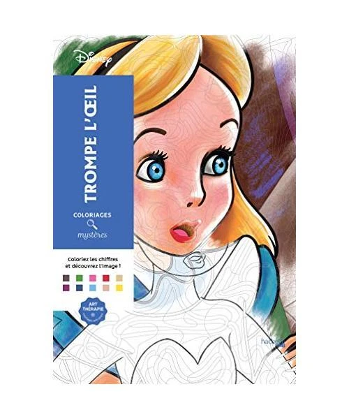 COLORIAGES MYSTÈRES DISNEY Trompe l'oeil: Coloriez et découvrez un nouveau per EUR 12,81 ...